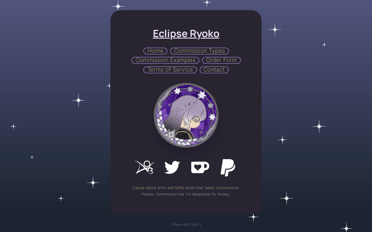 Eclipse Carrd Site